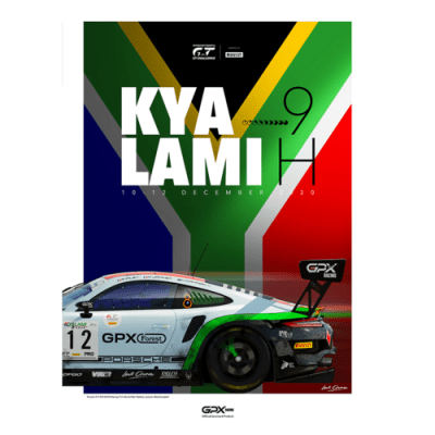GPX RACING - 9H KYALAMI 2020 WALL ART - Moto-Hub