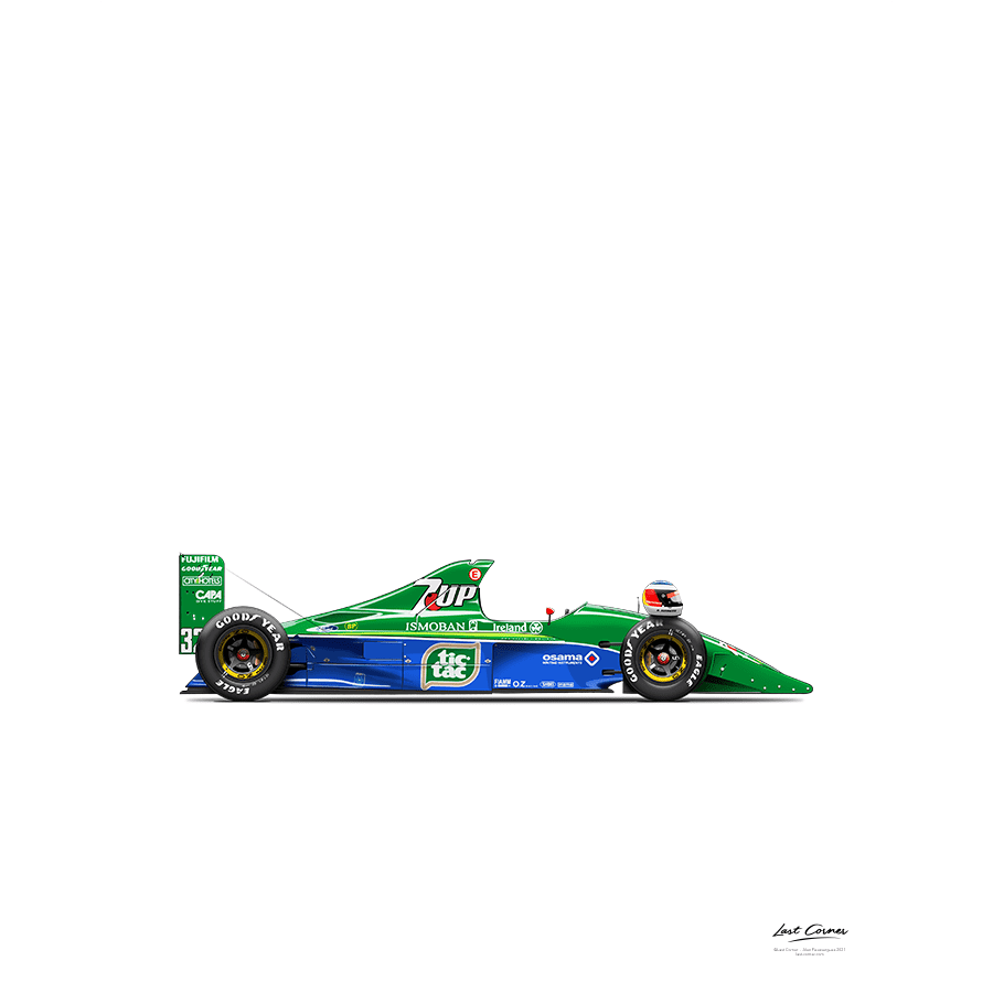 JORDAN 191-FORD 1991 - M. SCHUMACHER WALL ART - Moto-Hub