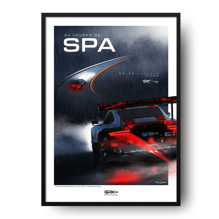 GPX RACING - SPA 2020 #12 & #40 WALL ART - Moto-Hub