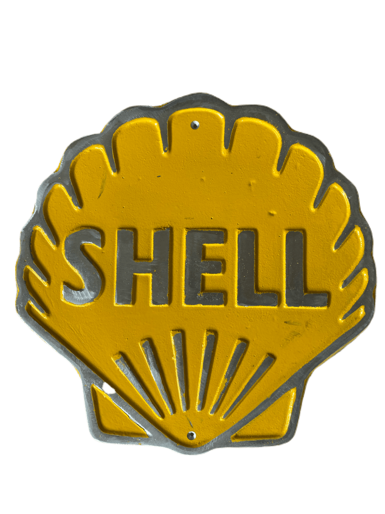 Shell Vintage Cast Aluminium Sign - Moto-Hub